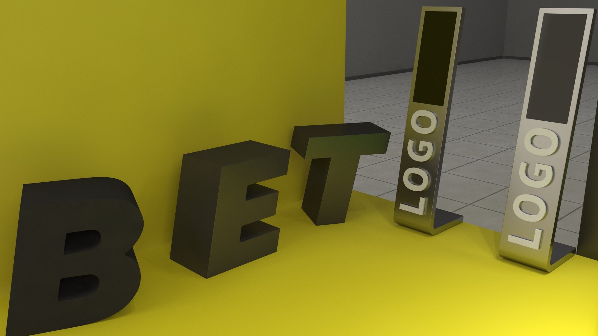 Betting exhibition stand 3D - TurboSquid 1613186