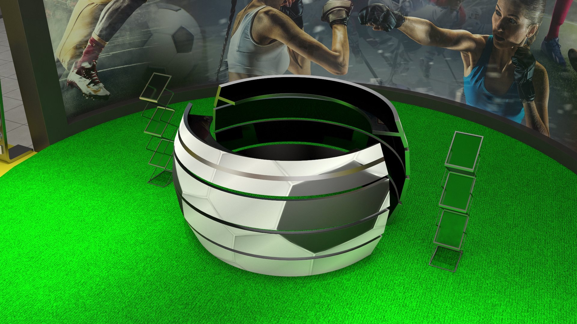 Betting exhibition stand 3D - TurboSquid 1613186