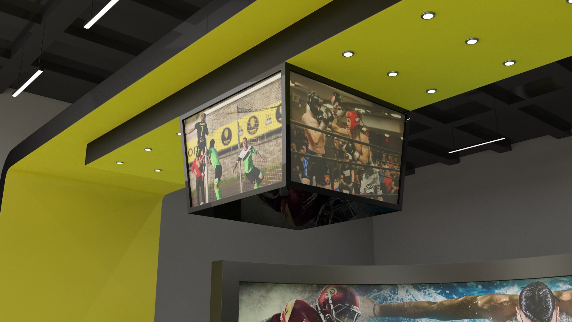 Betting exhibition stand 3D - TurboSquid 1613186