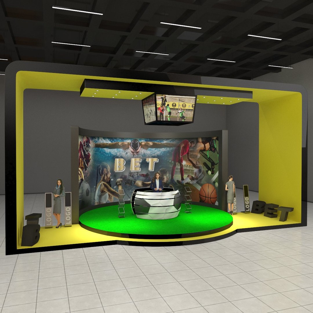 Betting exhibition stand 3D - TurboSquid 1613186