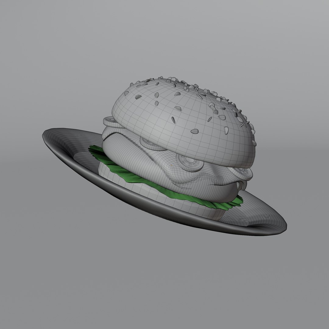 Burger 3D Model - TurboSquid 2021956
