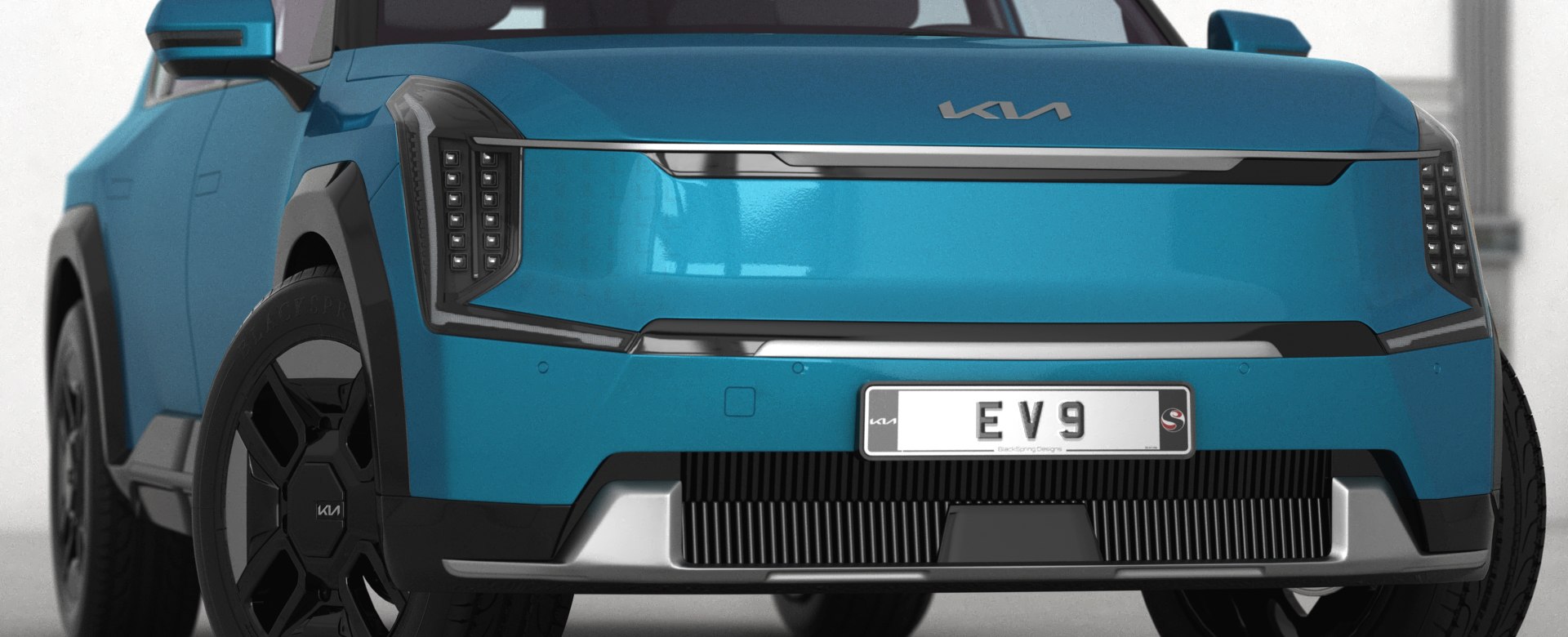 3D model Kia EV9 2024 With interior - TurboSquid 2130185