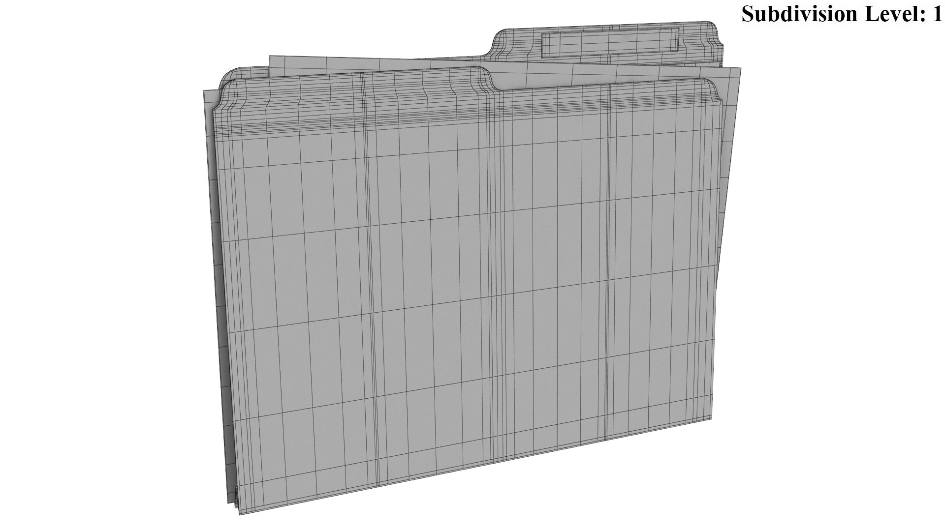 3d Model File Folder Turbosquid 1917114