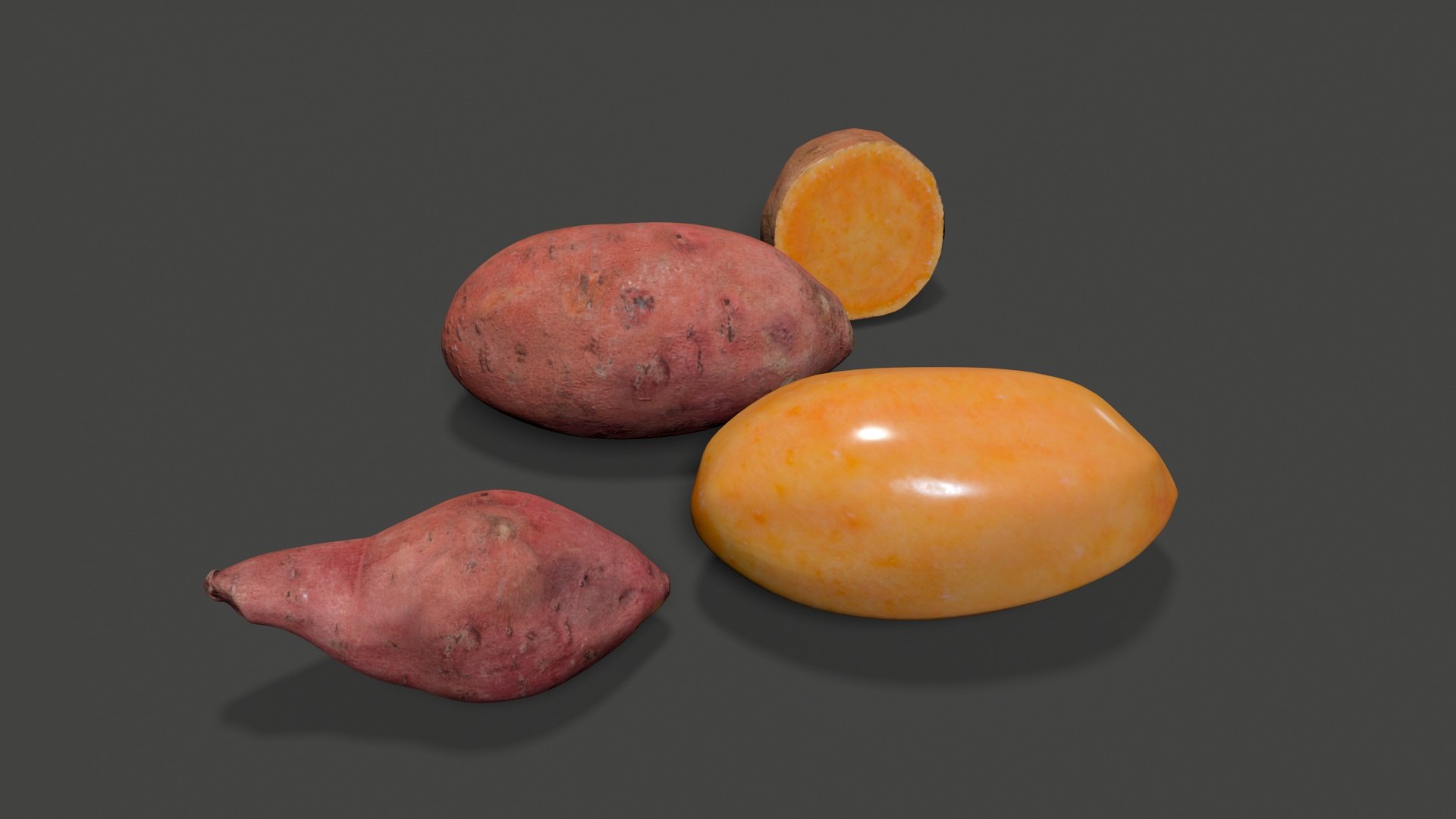 3D Sweet Potato Model - TurboSquid 2355301