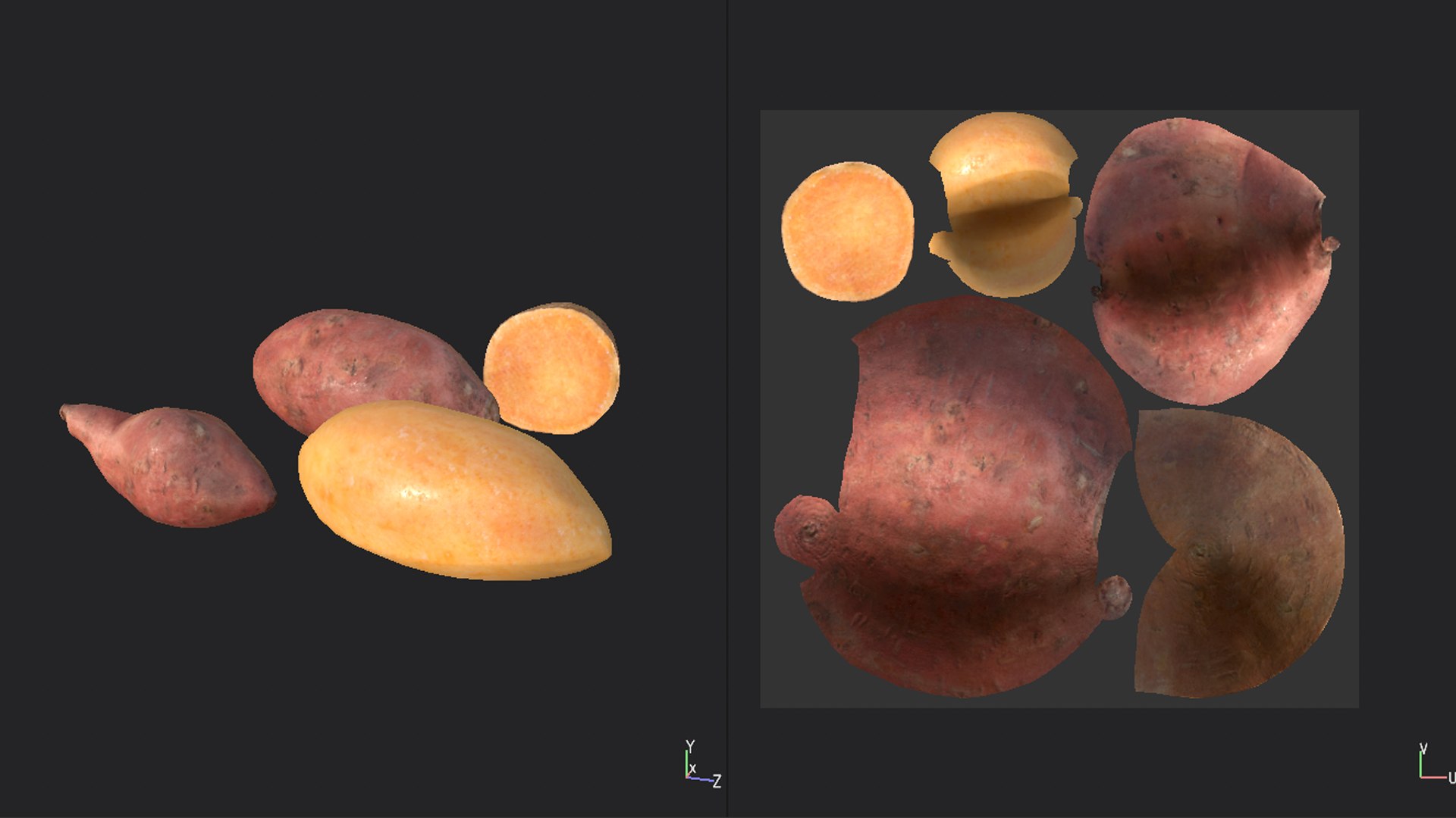 3D Sweet Potato Model - TurboSquid 2355301