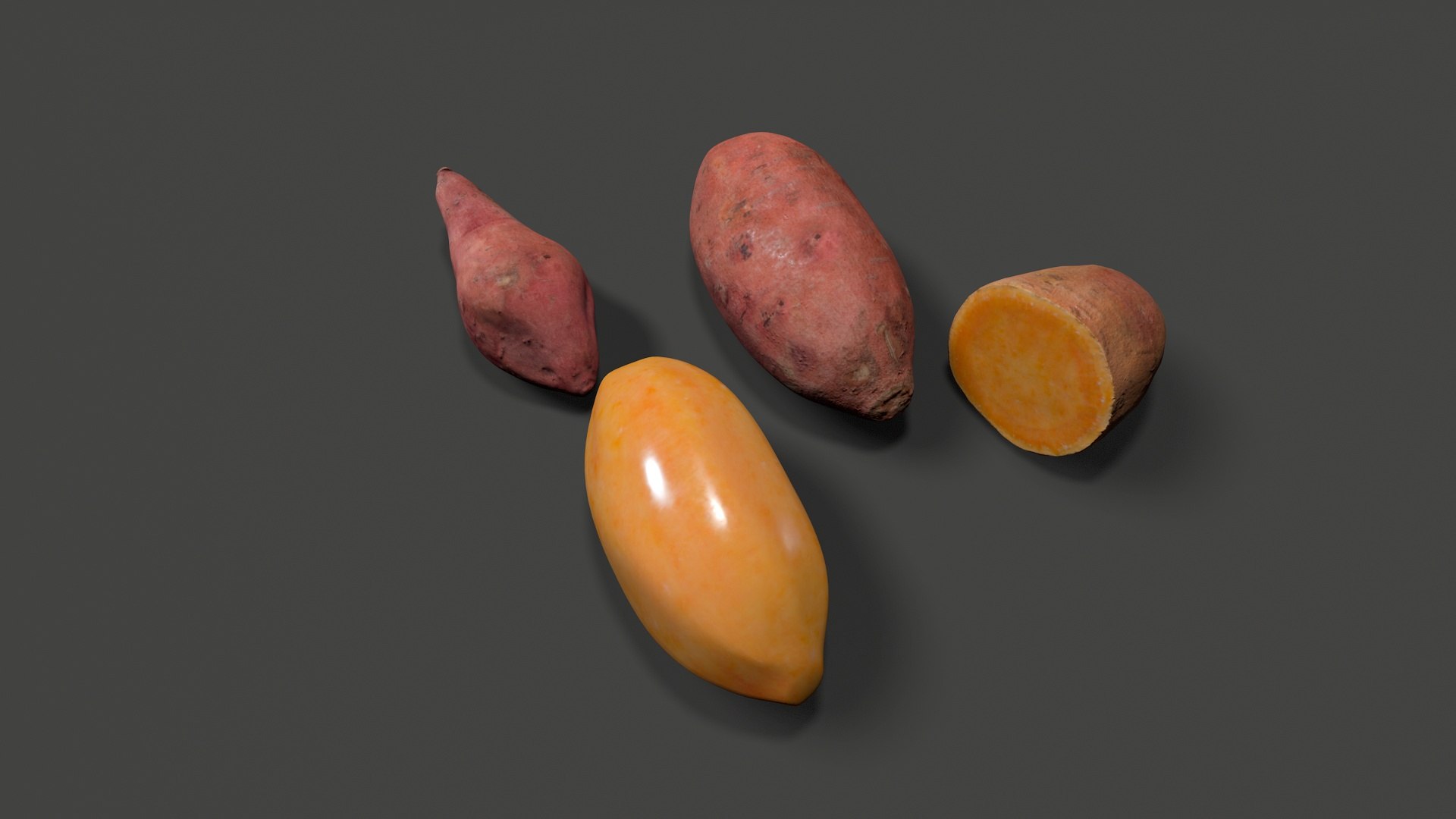 3D Sweet Potato Model - TurboSquid 2355301