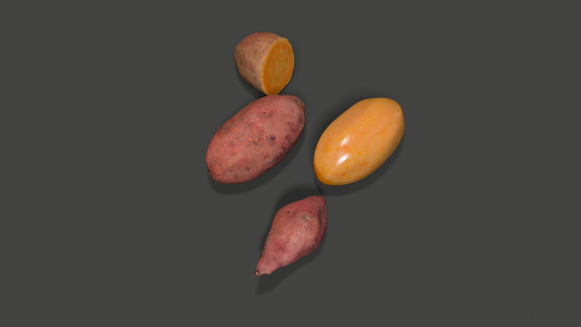 3D Sweet Potato Model - TurboSquid 2355301