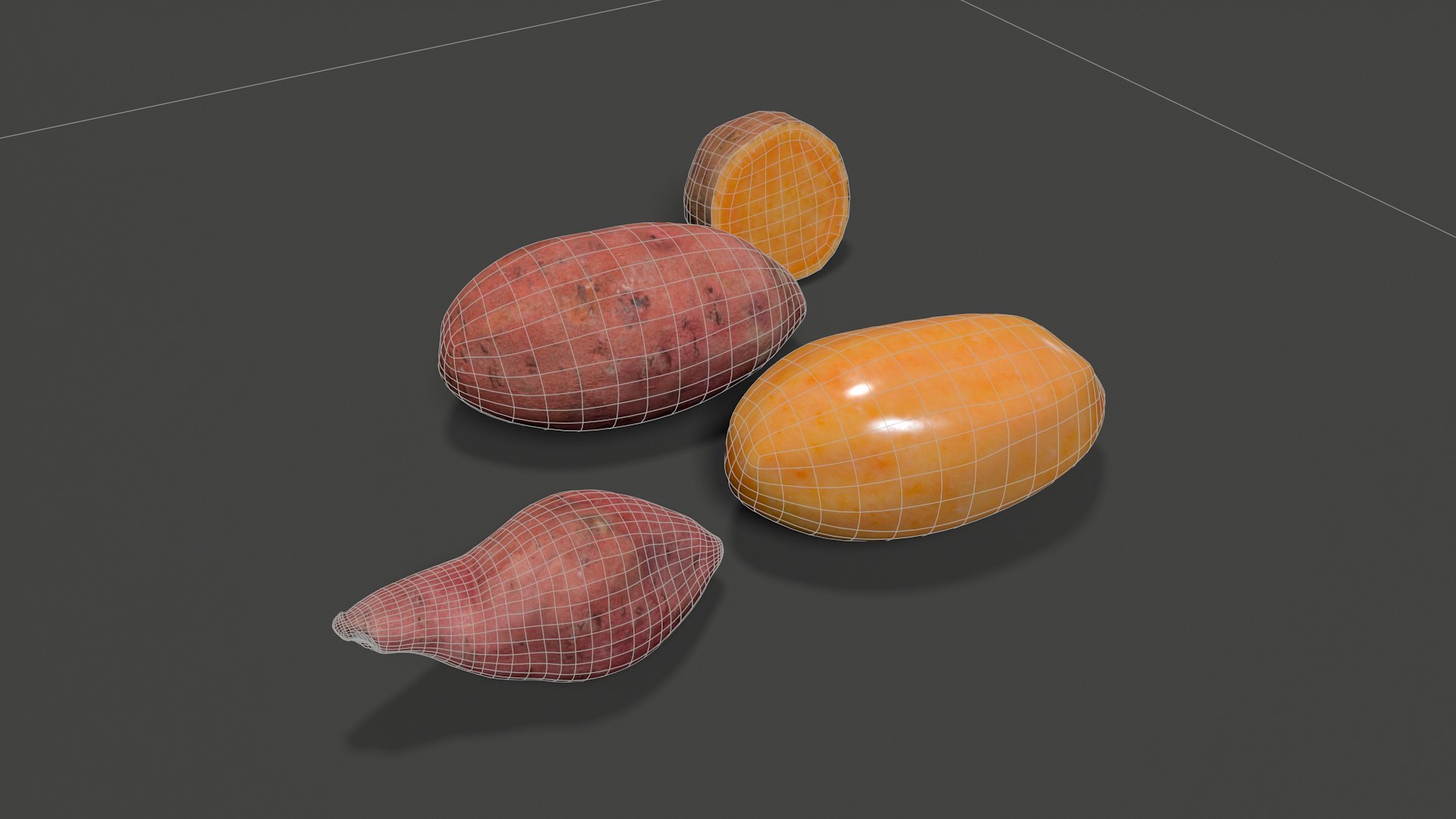 3D Sweet Potato Model - TurboSquid 2355301