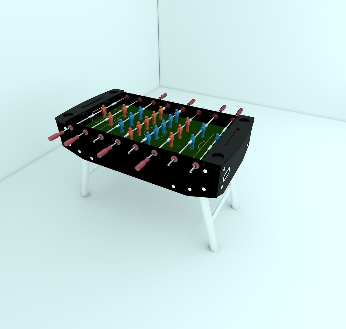 3D Table Soccer - TurboSquid 1389439