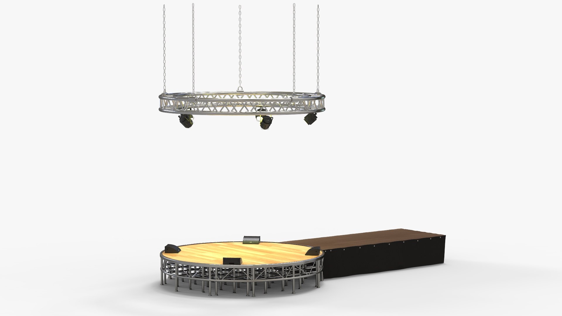 Circular Stage 3D - TurboSquid 2175074