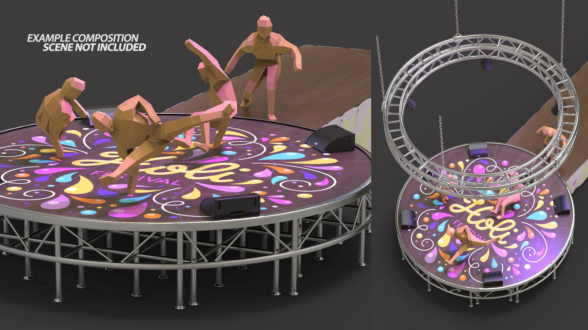 Circular Stage 3D - TurboSquid 2175074