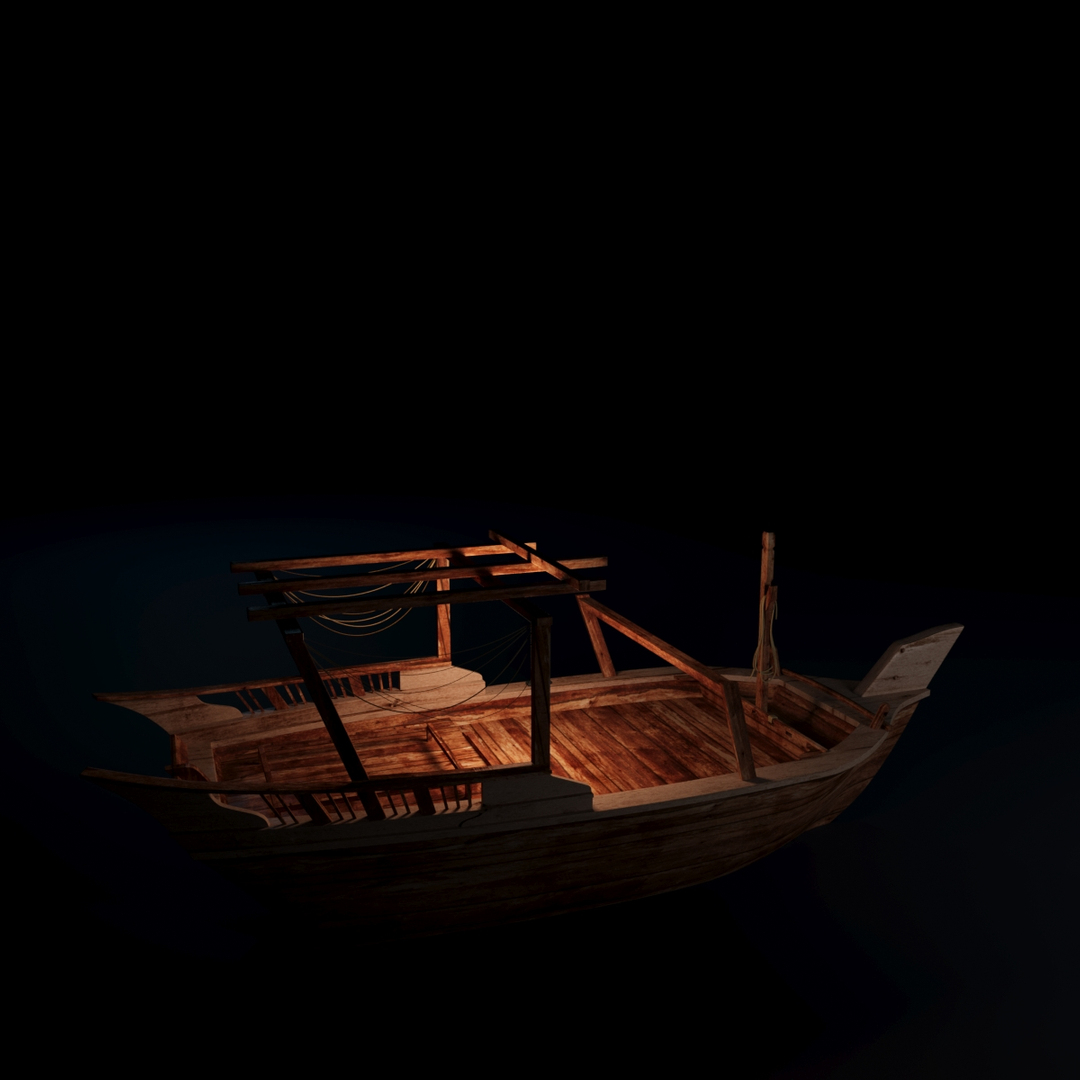 3D Saudi Ship - Traditional Arabian Dhow - TurboSquid 2170731