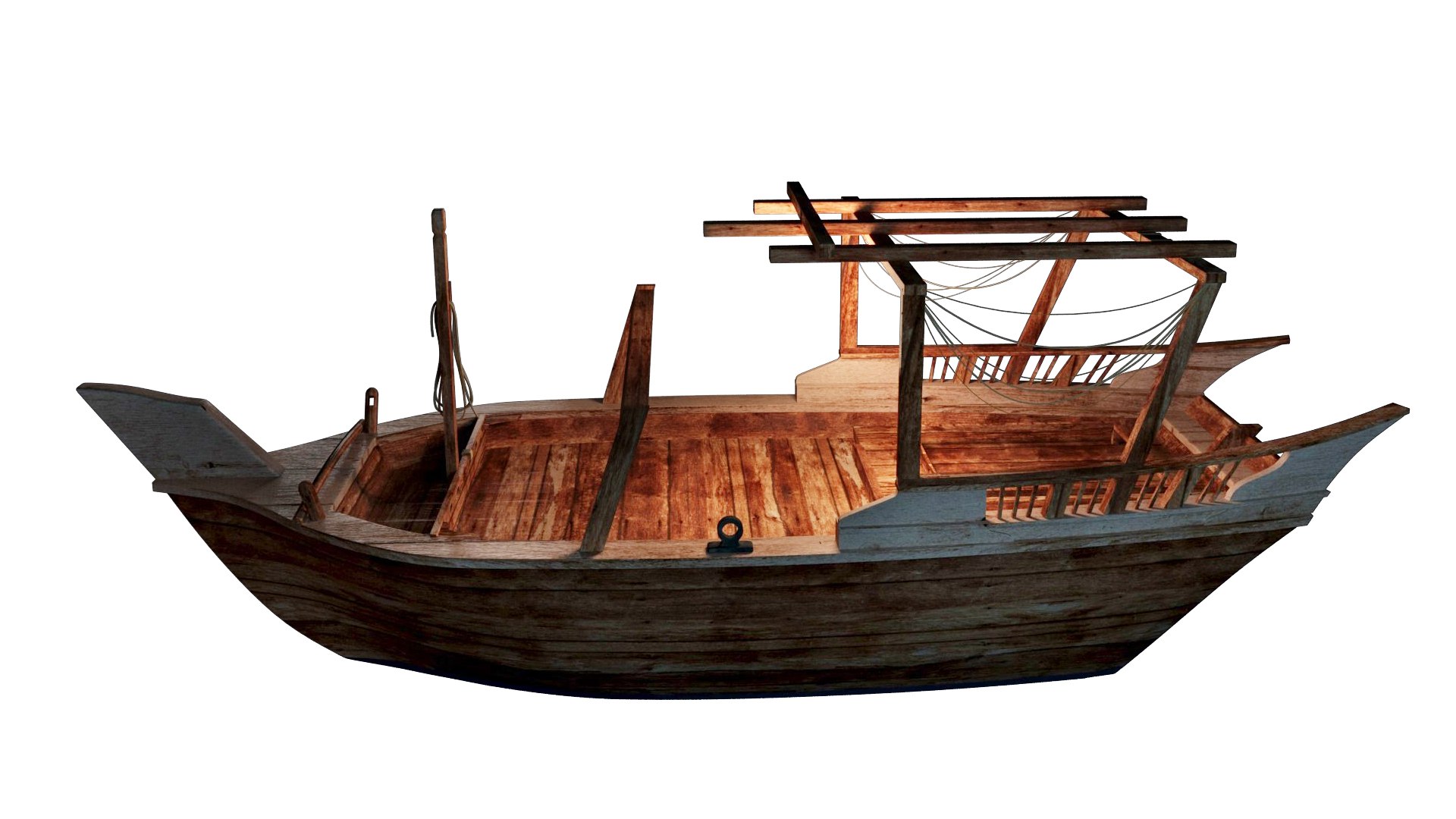 3D Saudi Ship - Traditional Arabian Dhow - TurboSquid 2170731