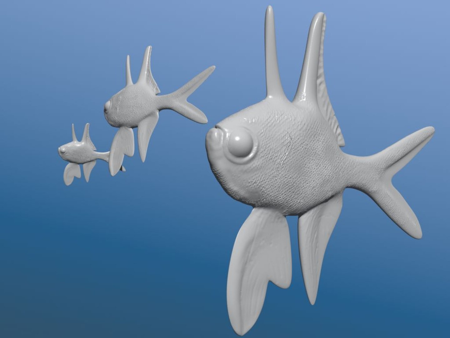 3dsmax Cardinal Benggai Fish