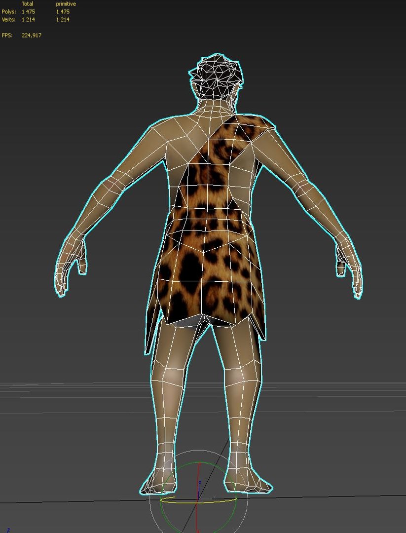Primitive caveman 3D - TurboSquid 1320309
