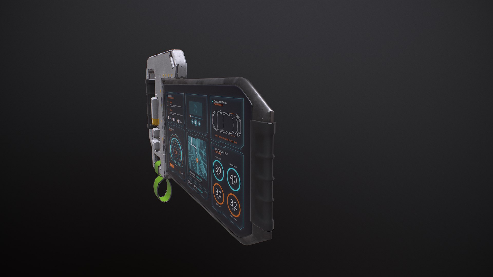 3D Sci-fi TouchPad 5 - TurboSquid 2083726