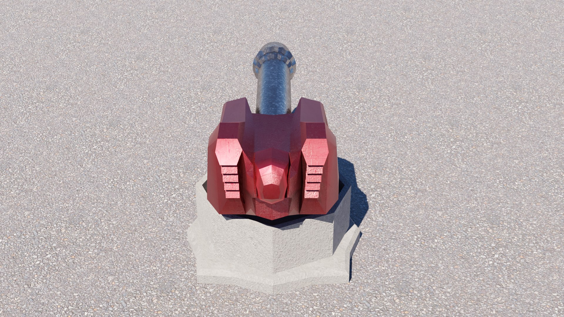 3D Heavy Canon Turret Model - TurboSquid 1653052