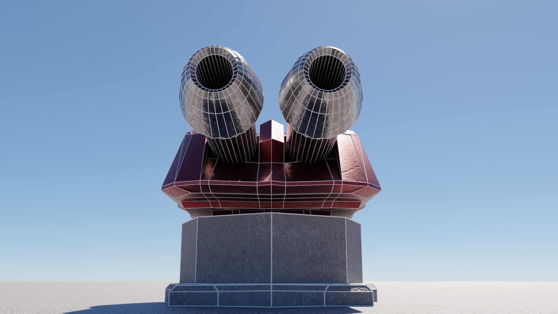 3D Heavy Canon Turret Model - TurboSquid 1653052
