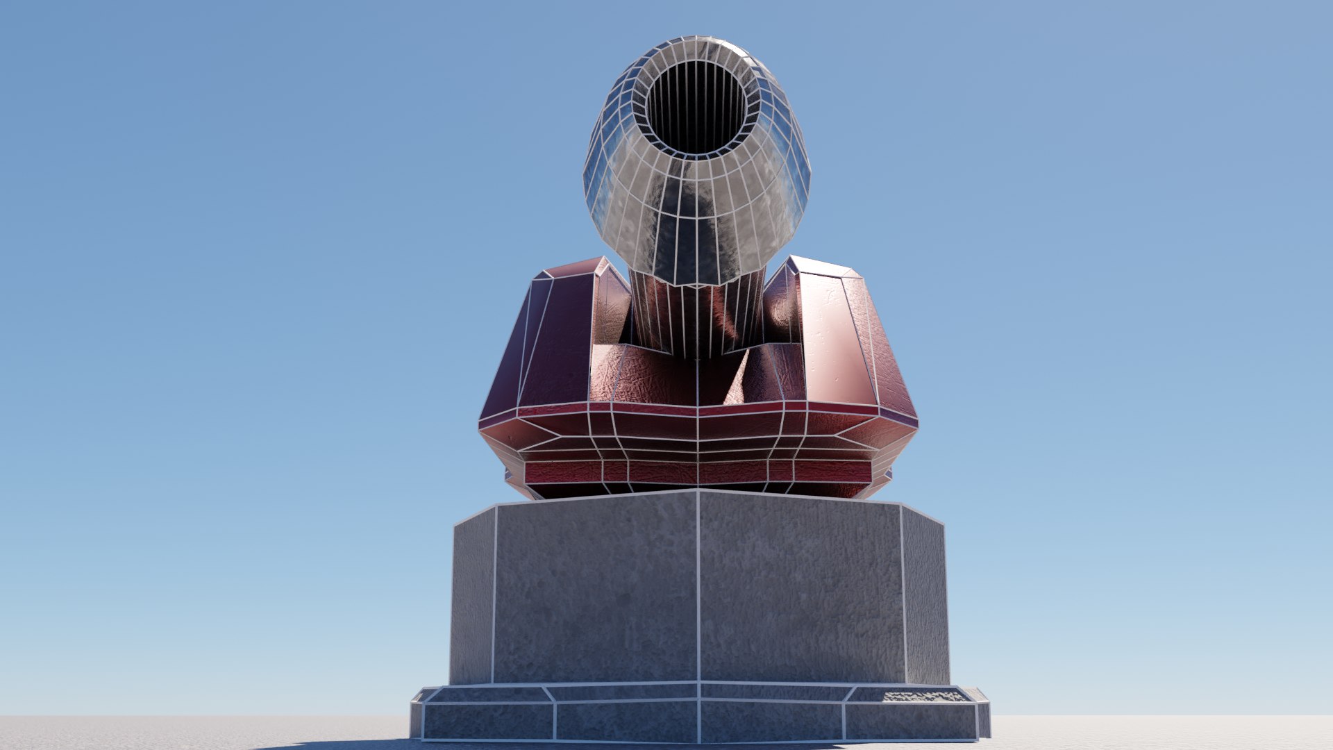 3D Heavy Canon Turret Model - TurboSquid 1653052