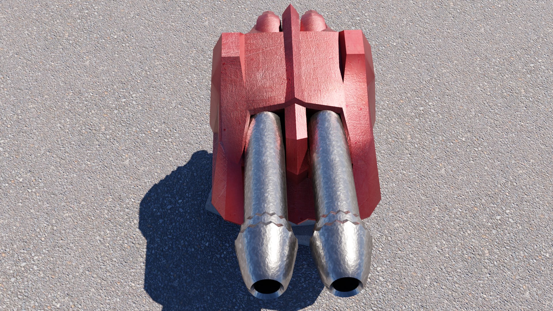 3D Heavy Canon Turret Model - TurboSquid 1653052