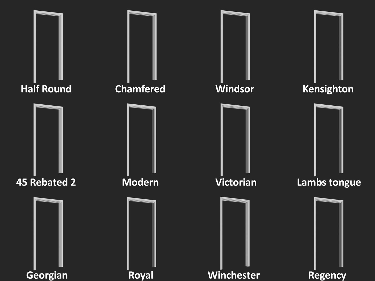 3D The Interior Edging Pack Model - TurboSquid 2020901