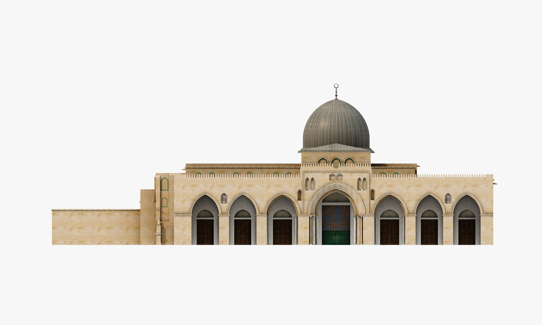 Al-Aqsa Mosque 3D model - TurboSquid 1824979