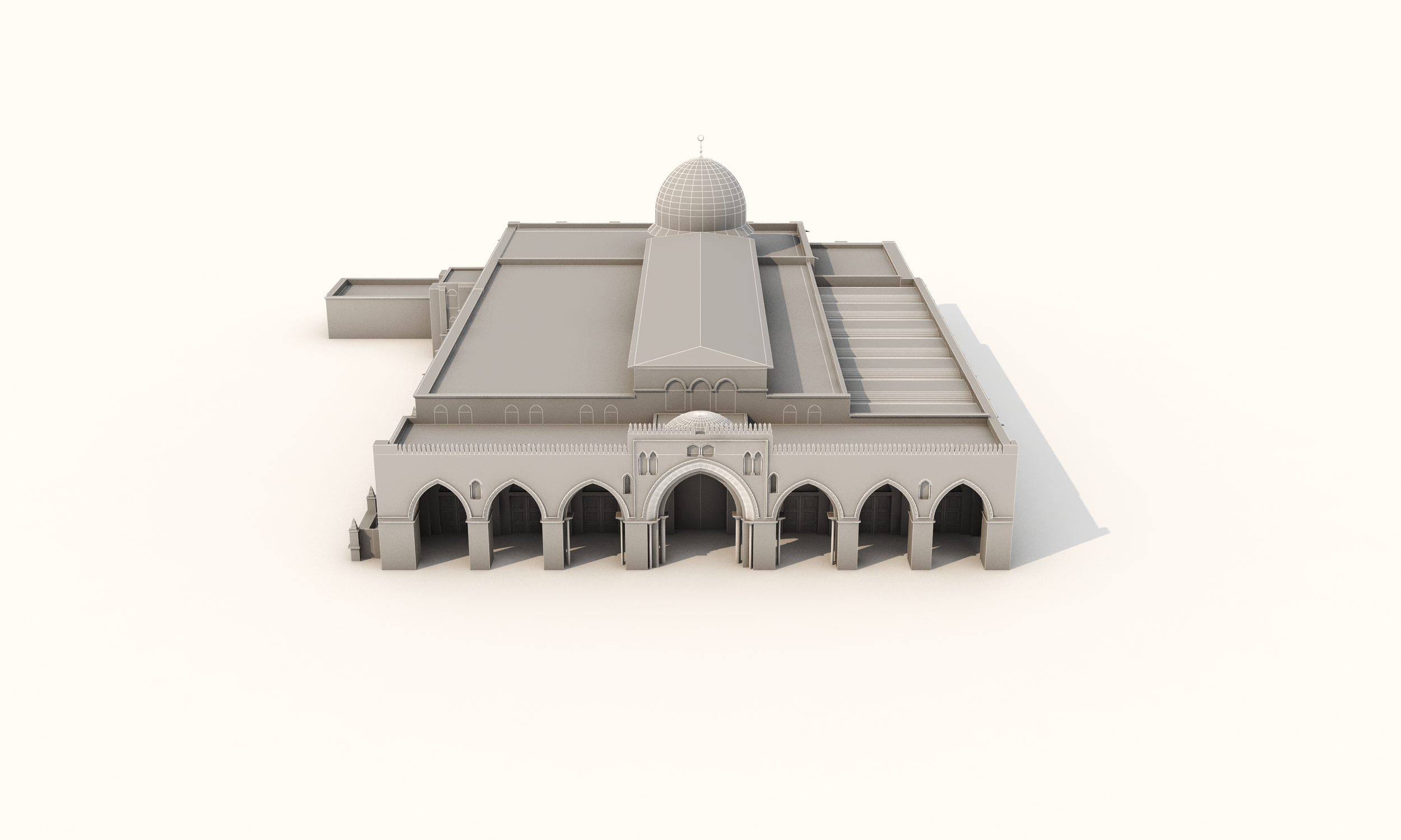 Al-Aqsa Mosque 3D model - TurboSquid 1824979