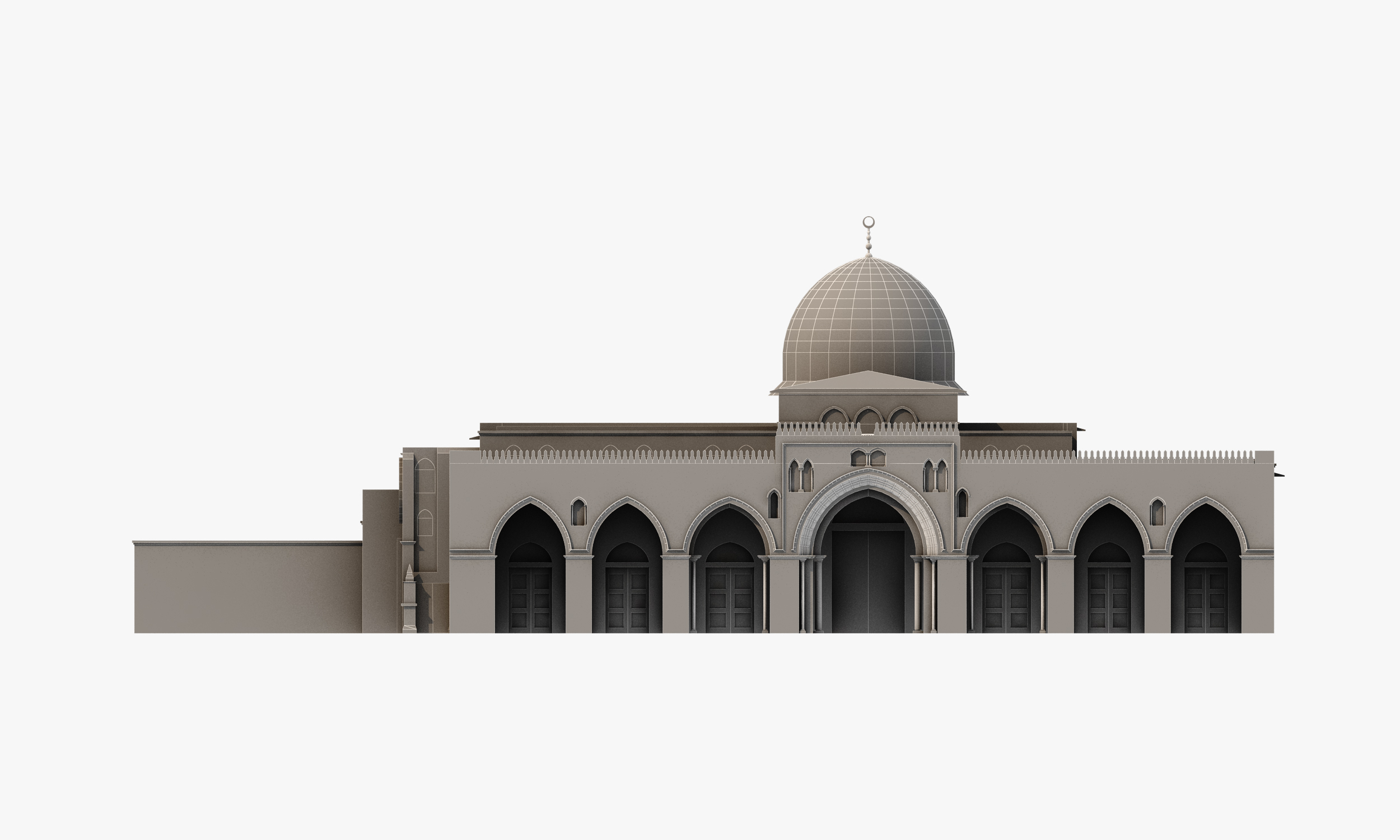 Al-Aqsa Mosque 3D model - TurboSquid 1824979