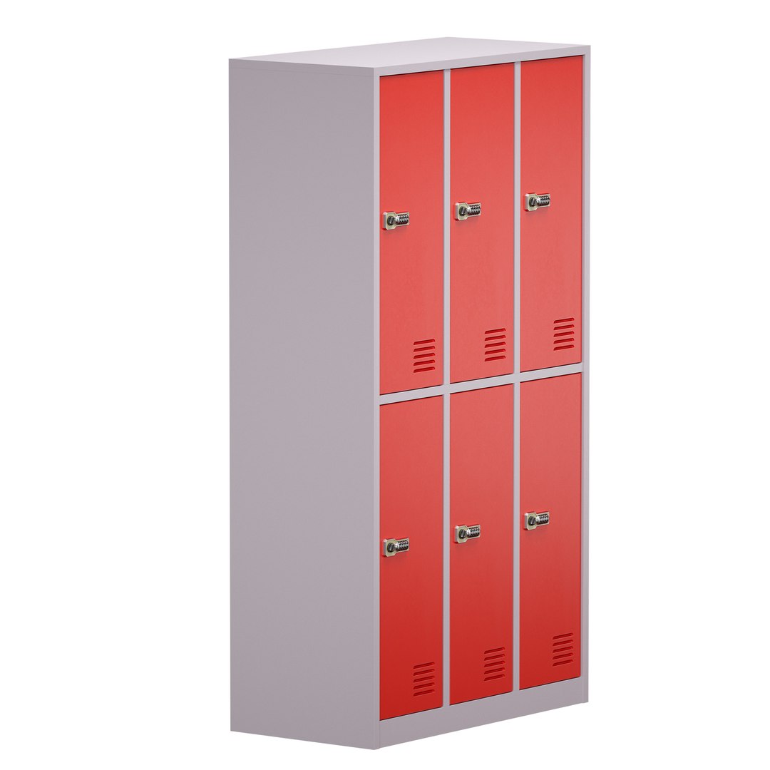 School Locker For Locker Room With Combination Lock 3D Model ...