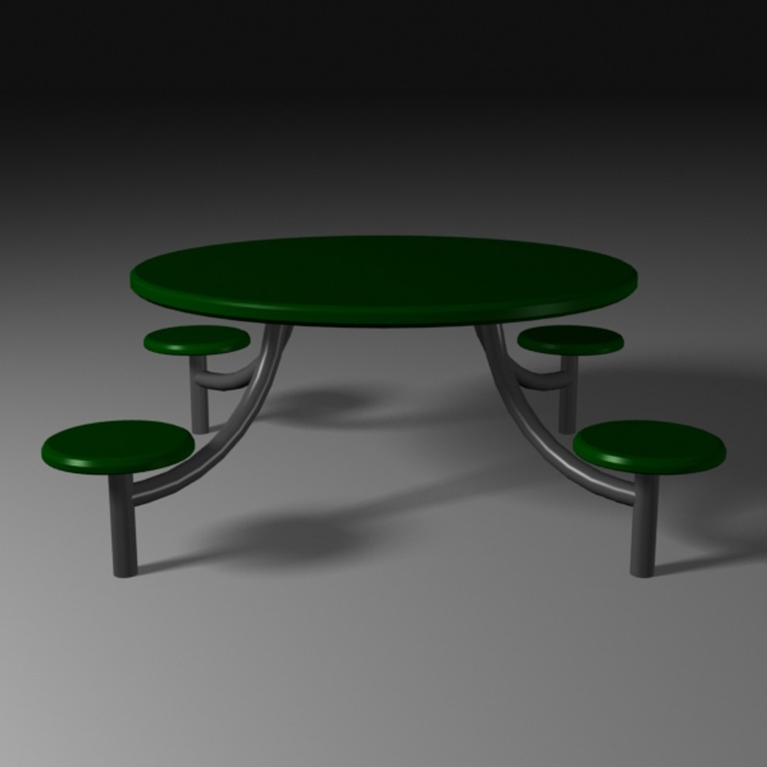 3d Model Outdoor Table