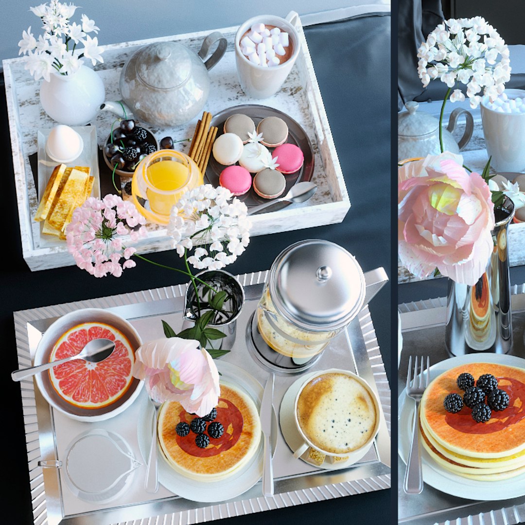 Breakfast 3d Model
