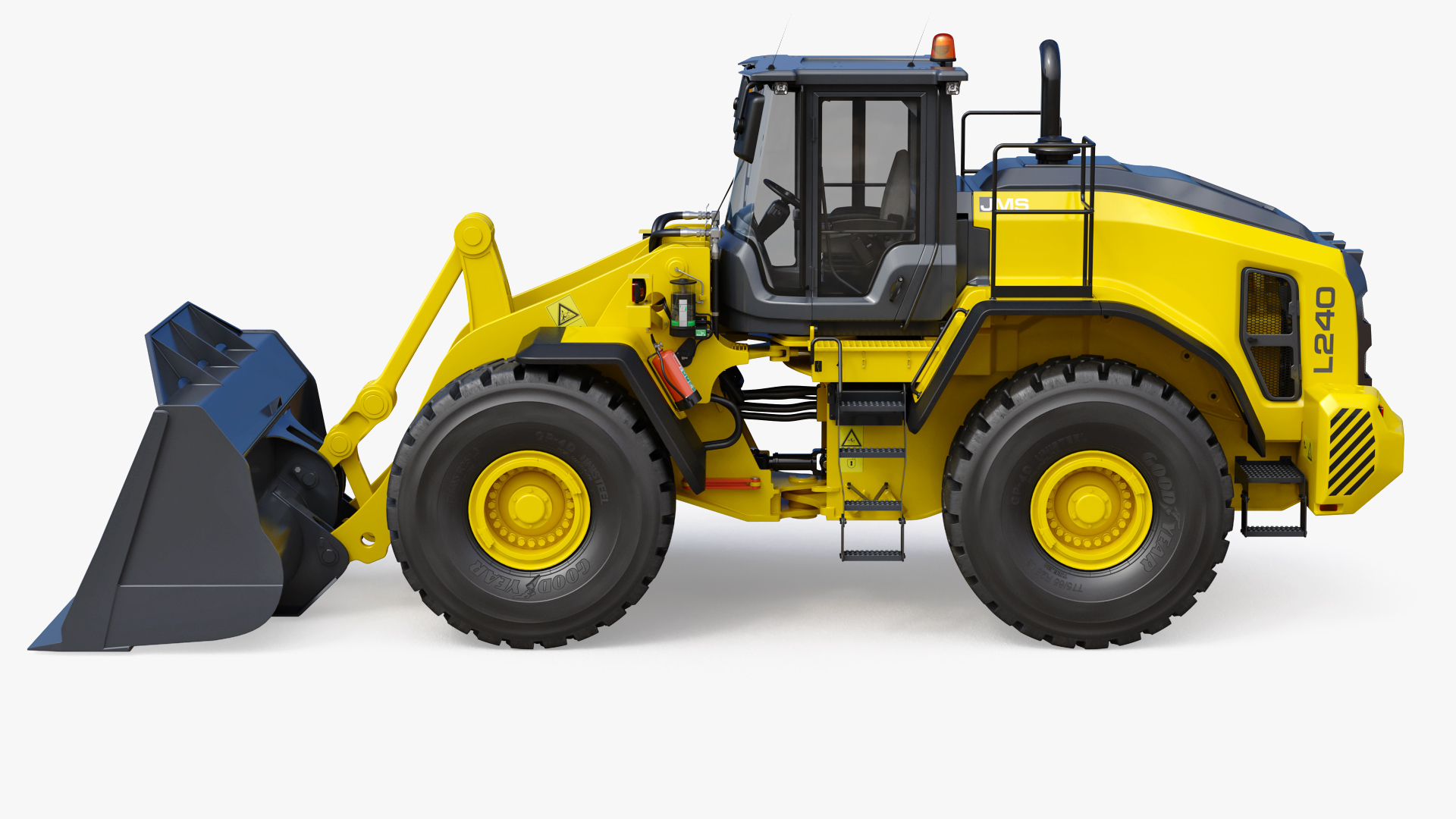 3d Model Wheel Loader Generic V1