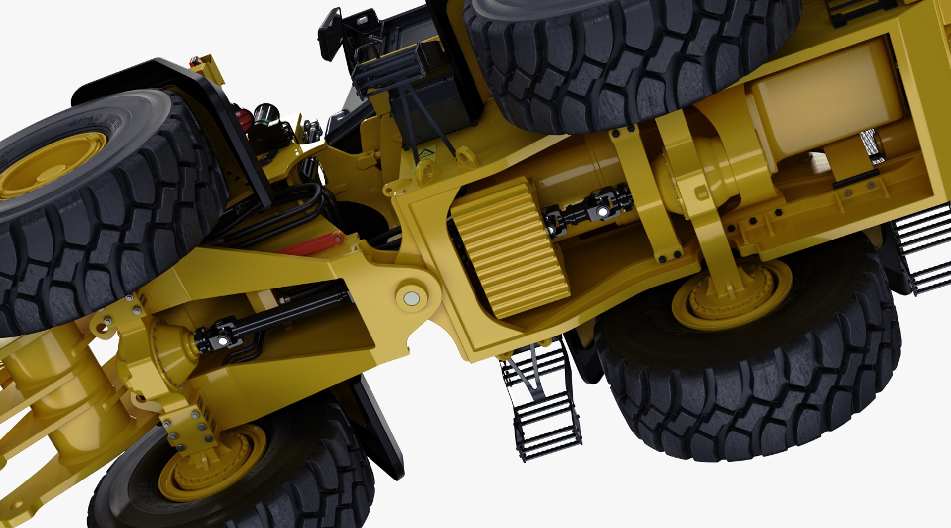 3d model wheel loader generic v1