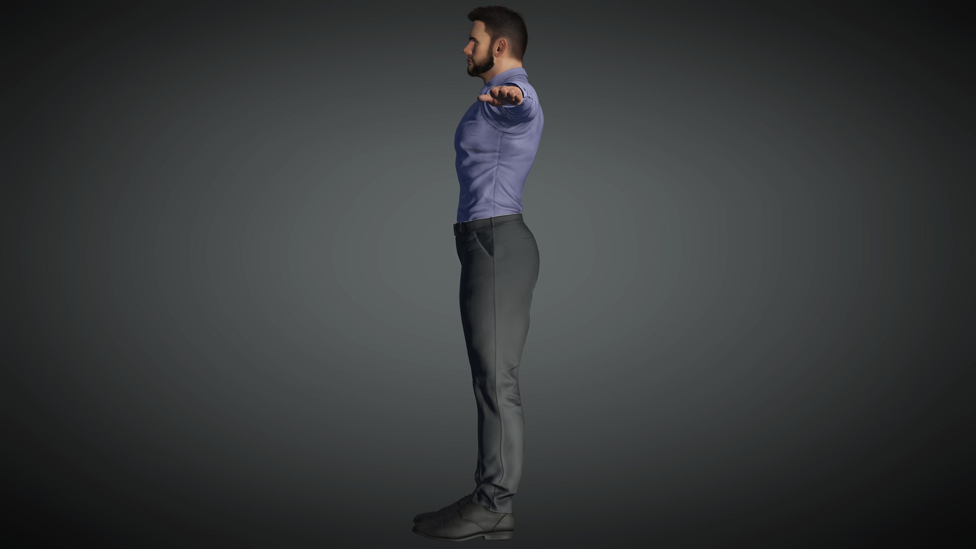 Realistic Guy Roger Model - TurboSquid 2019041