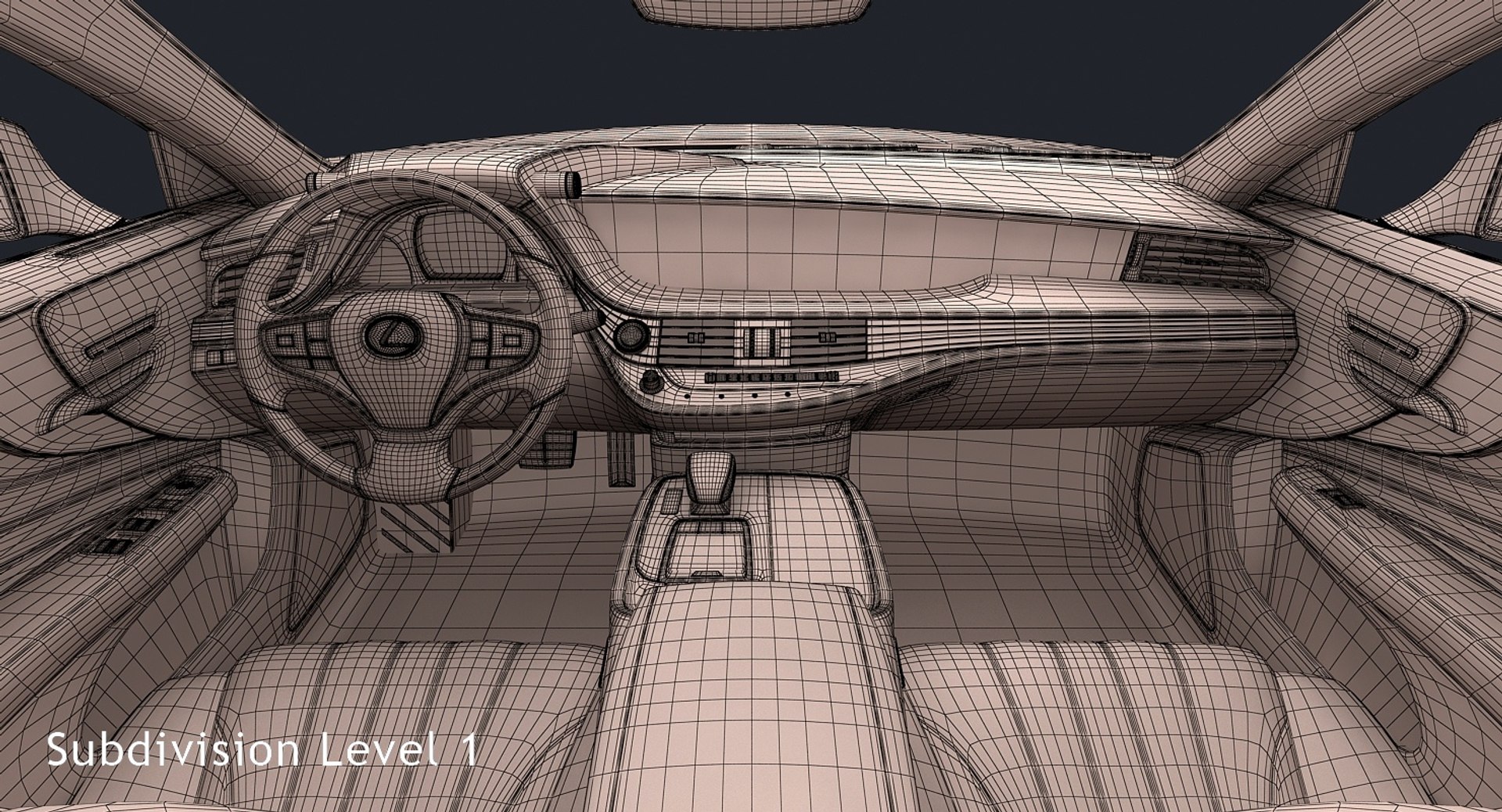 2018 lexus ls 500 3D model - TurboSquid 1159433