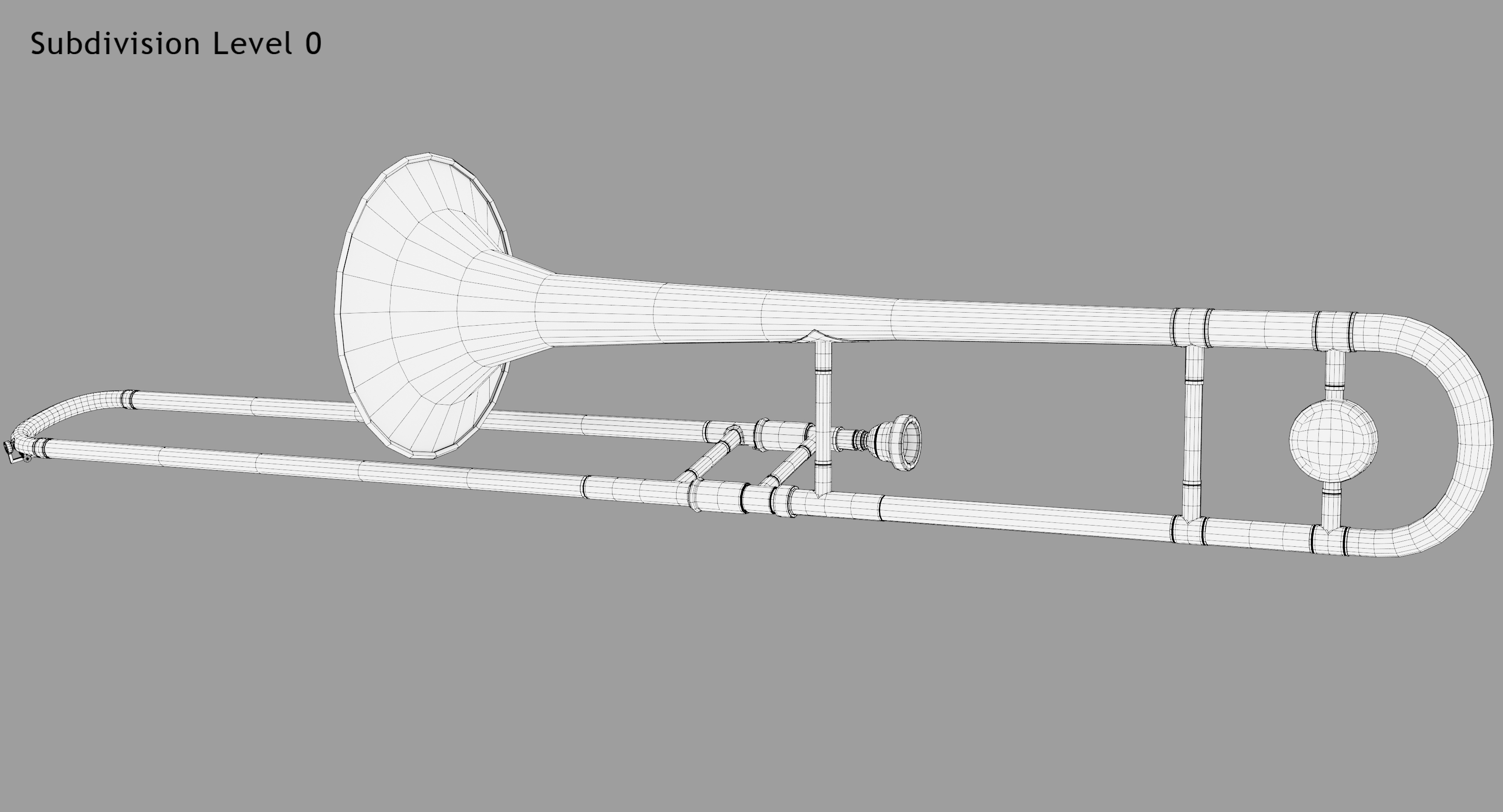 Trombone Tenor 3D model - TurboSquid 1728045