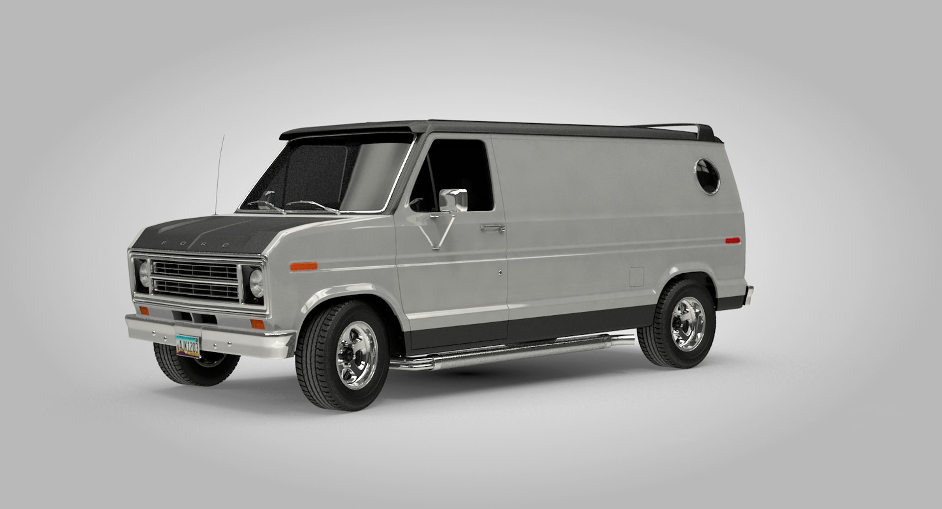 3D Econoline 75 Custom - TurboSquid 1288050
