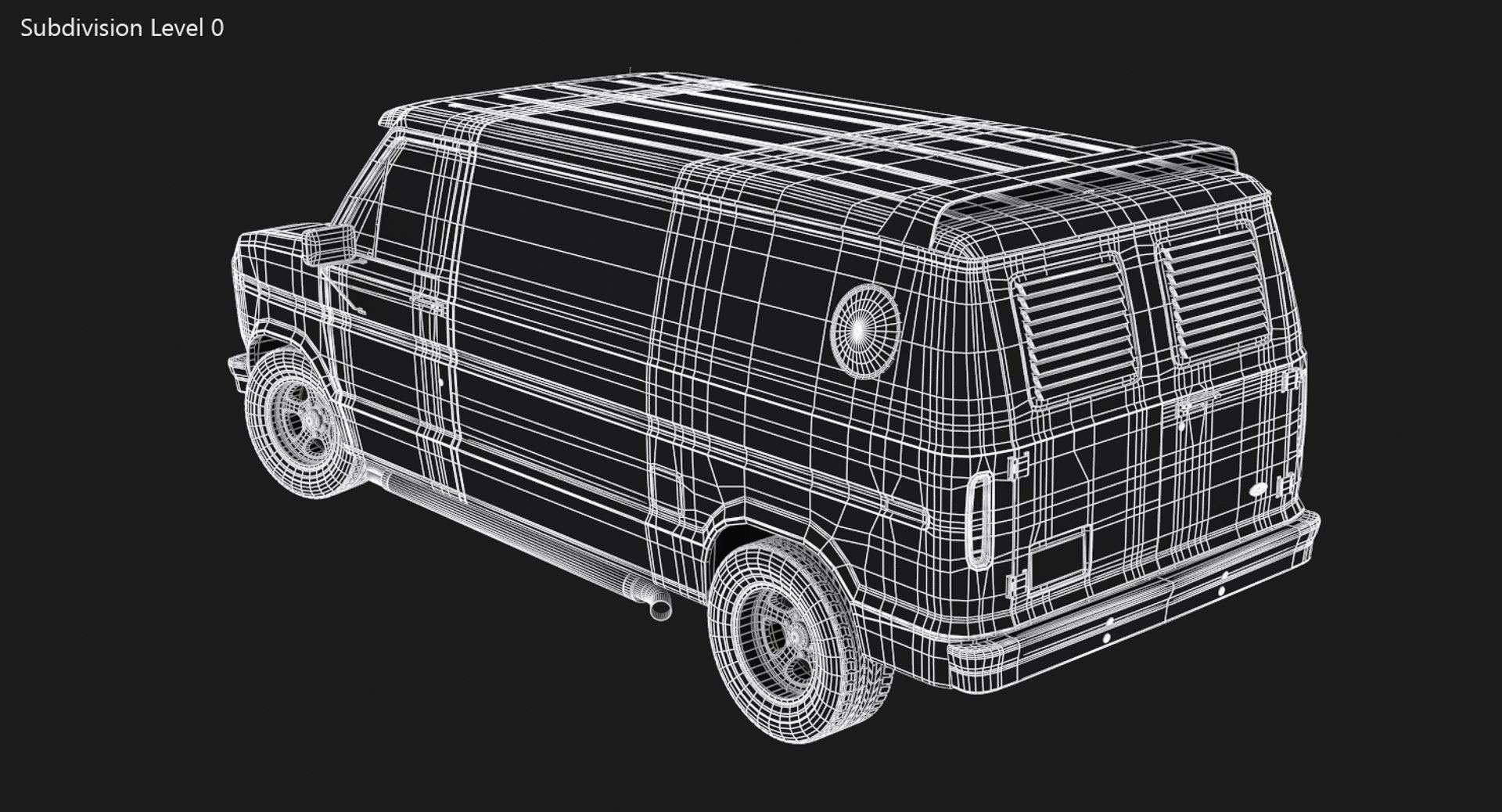 3D Econoline 75 Custom - TurboSquid 1288050