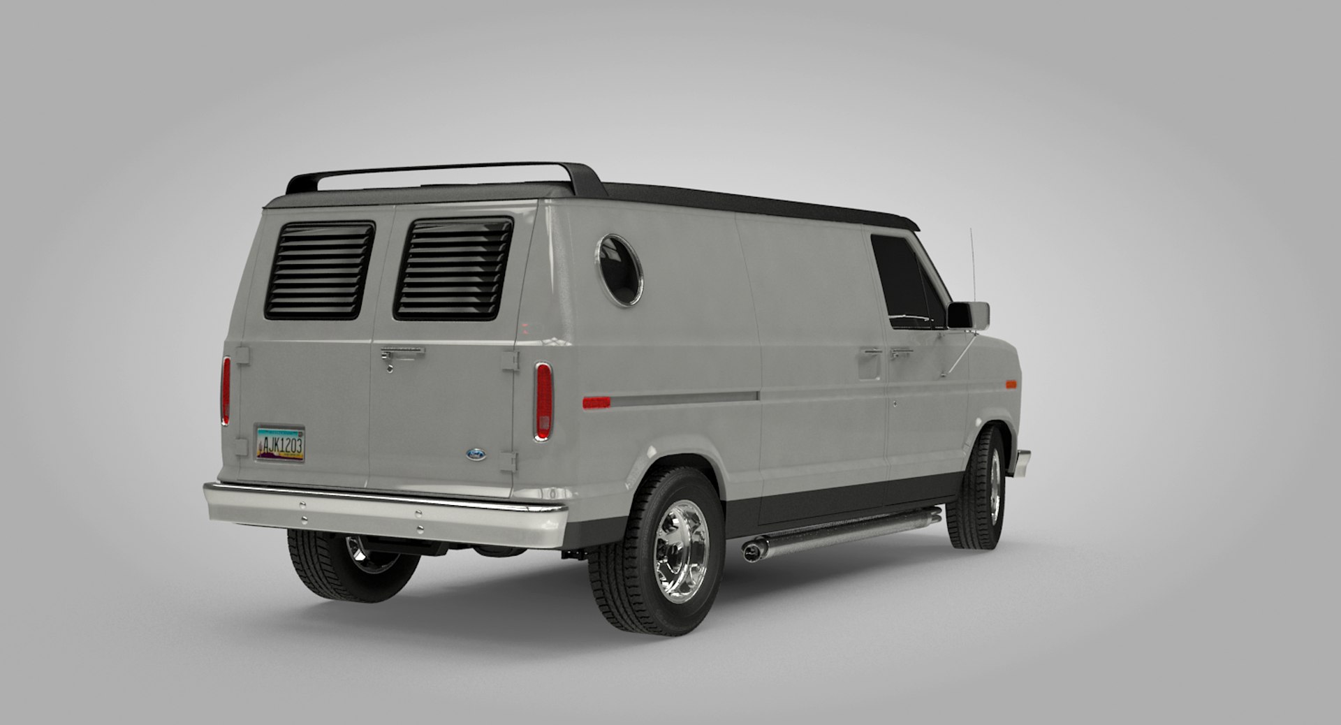 3D Econoline 75 Custom - TurboSquid 1288050