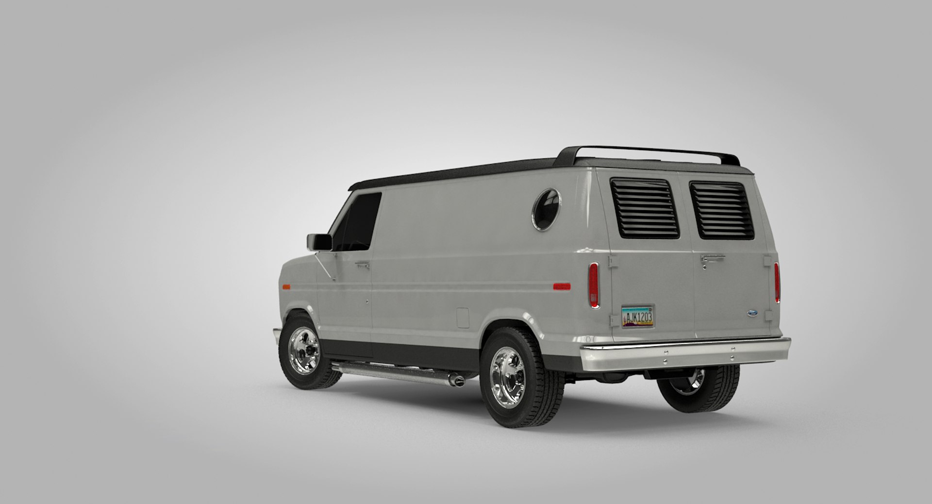 3D Econoline 75 Custom - TurboSquid 1288050