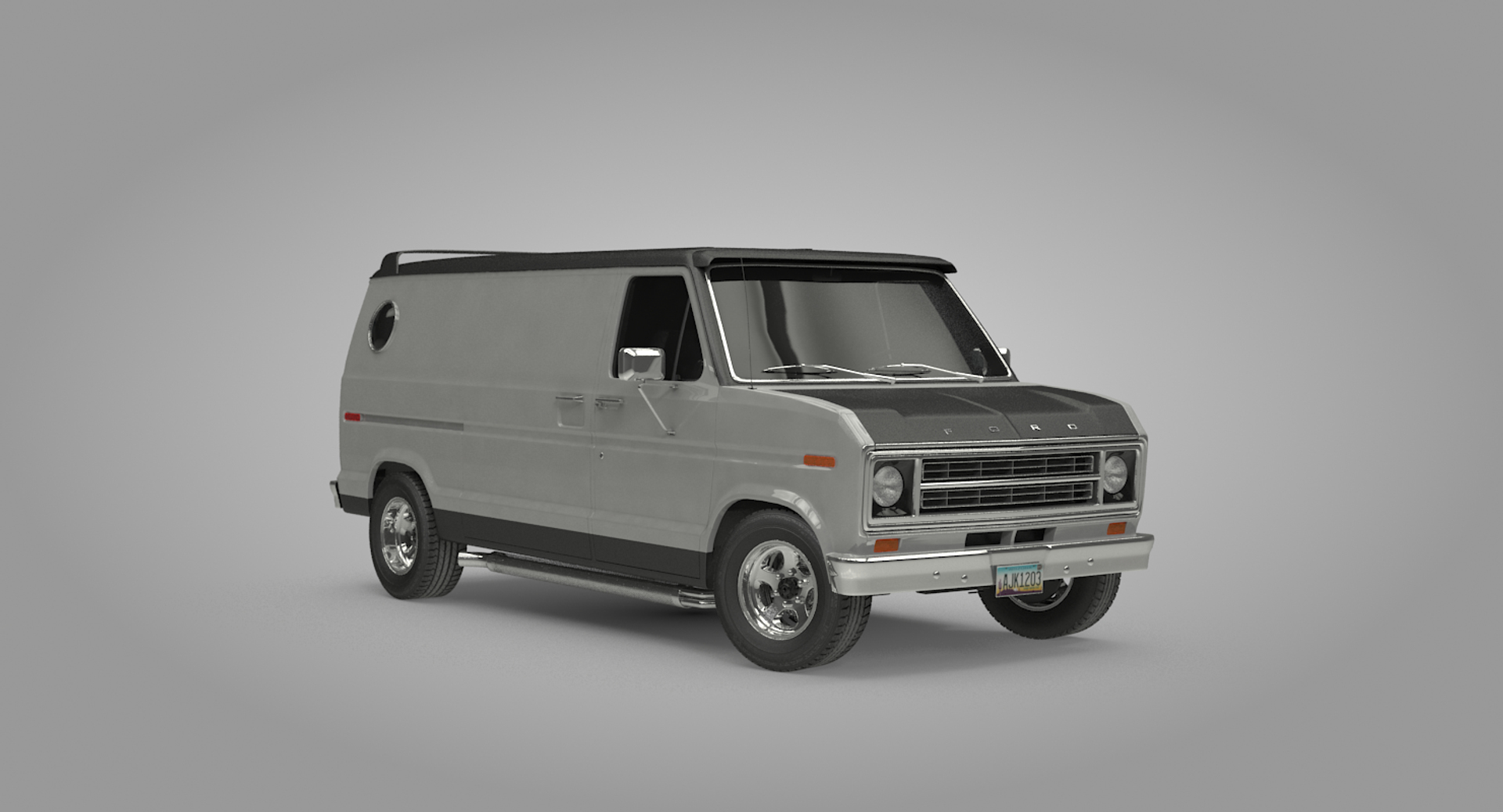 3D Econoline 75 Custom - TurboSquid 1288050