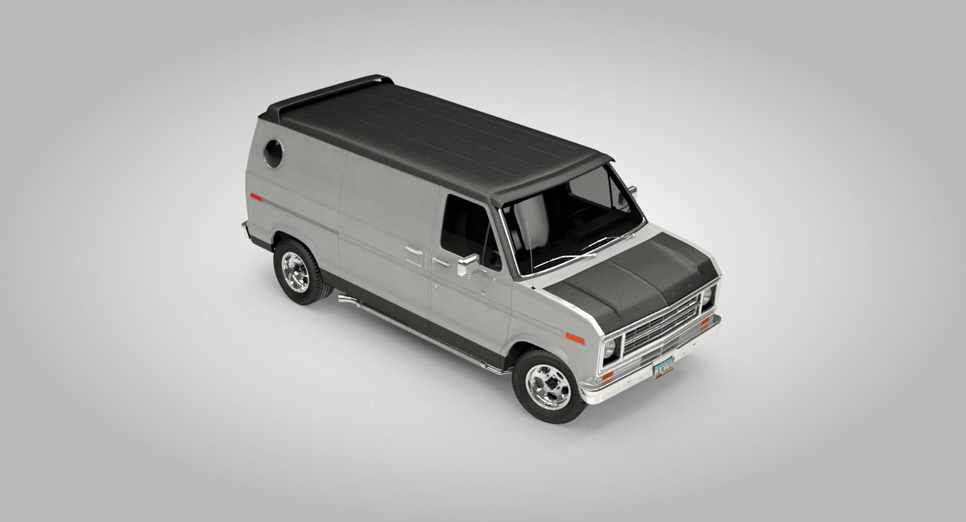 3D Econoline 75 Custom - TurboSquid 1288050