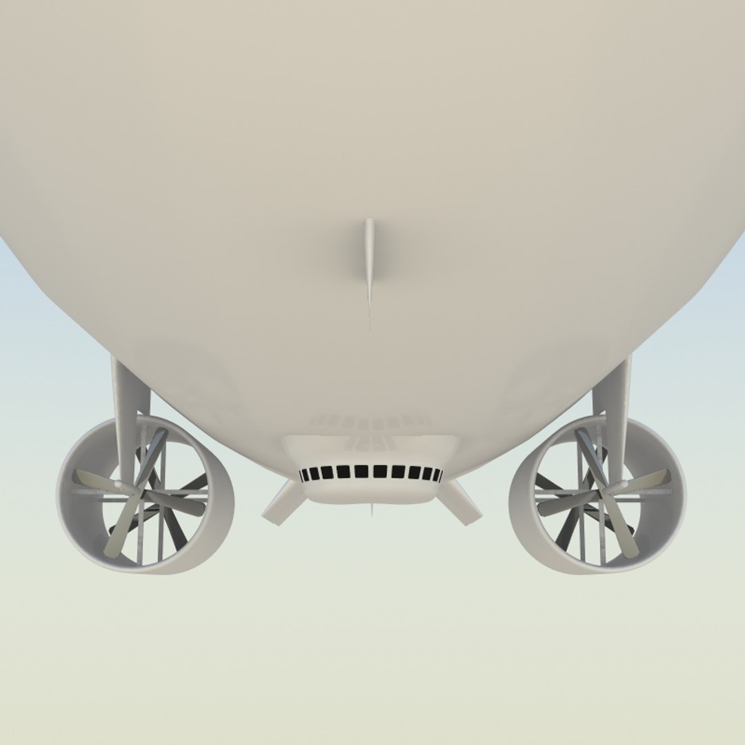 Airship Zeppelin Ship 3d Model