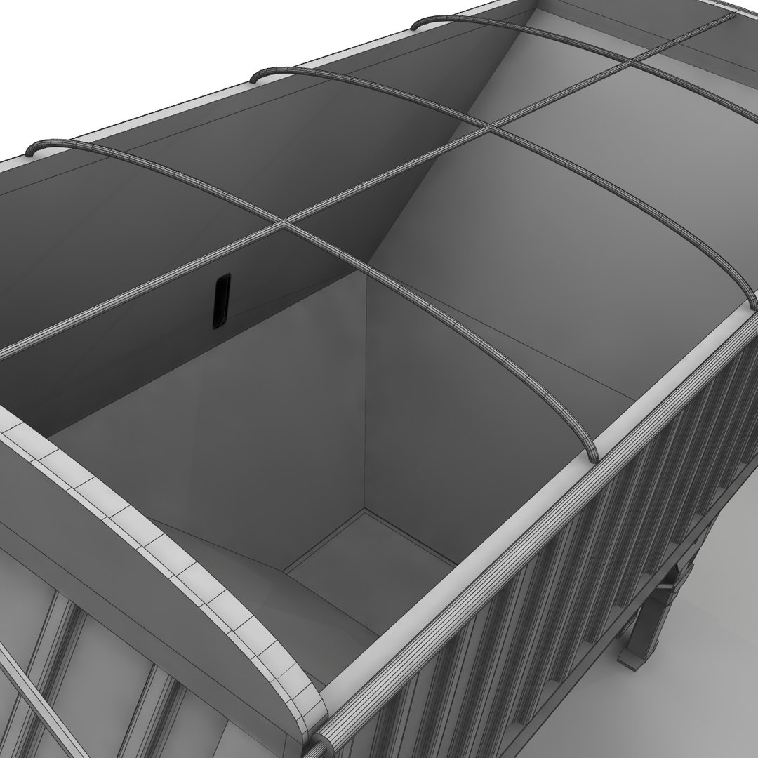 3d Dakota Grain Pup Trailer Model