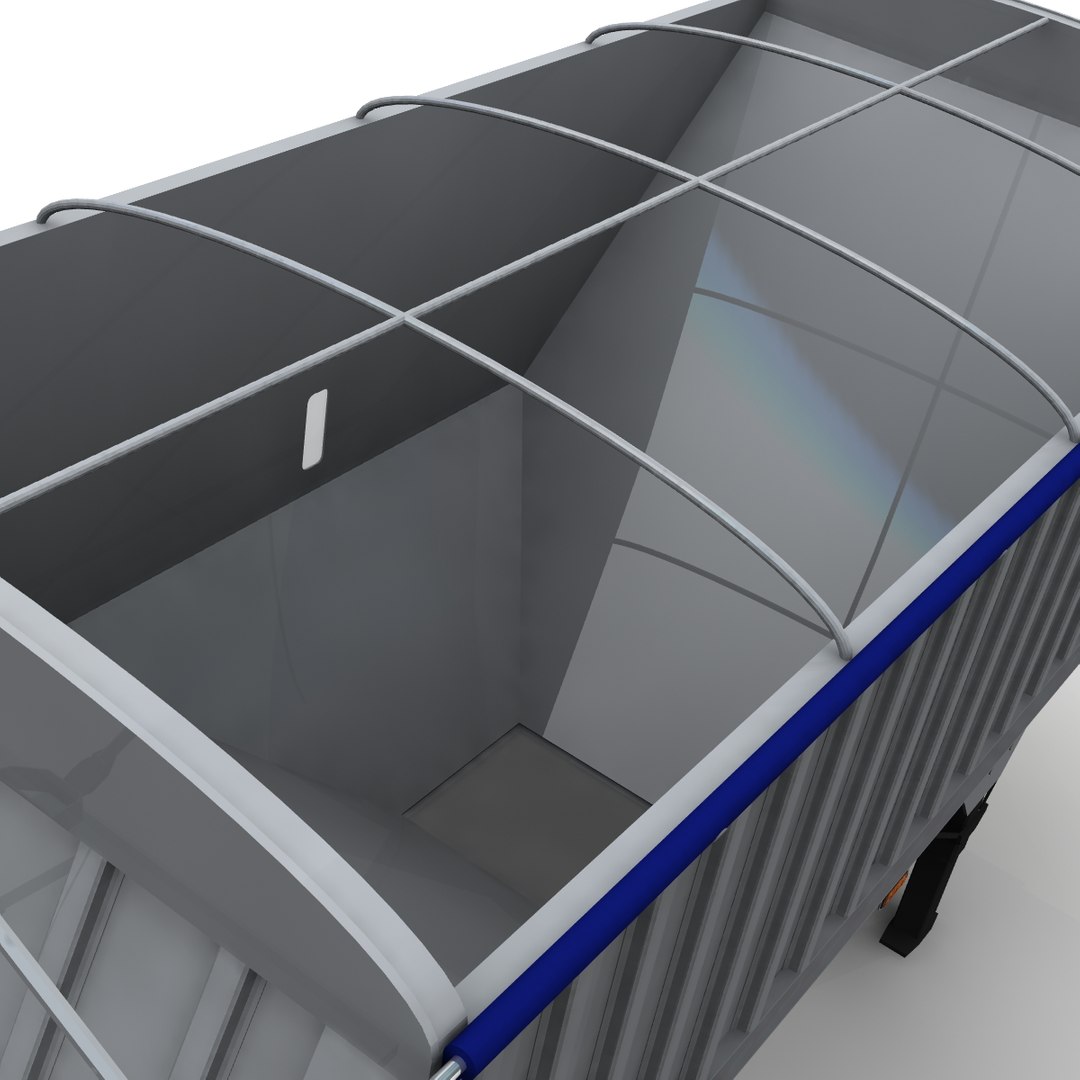 3d Dakota Grain Pup Trailer Model