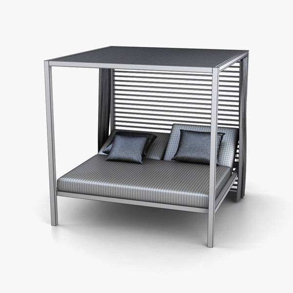 3D Kettal Daybed Bed model - TurboSquid 1839711