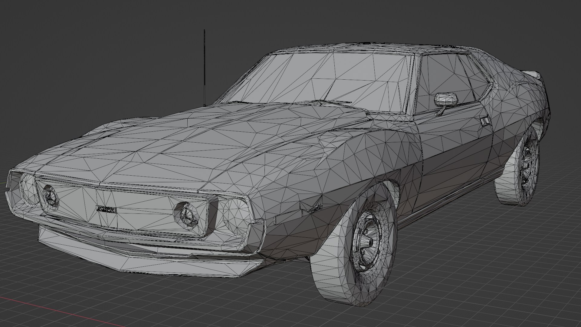 AMC Javelin AMX 3D Model - TurboSquid 2268931