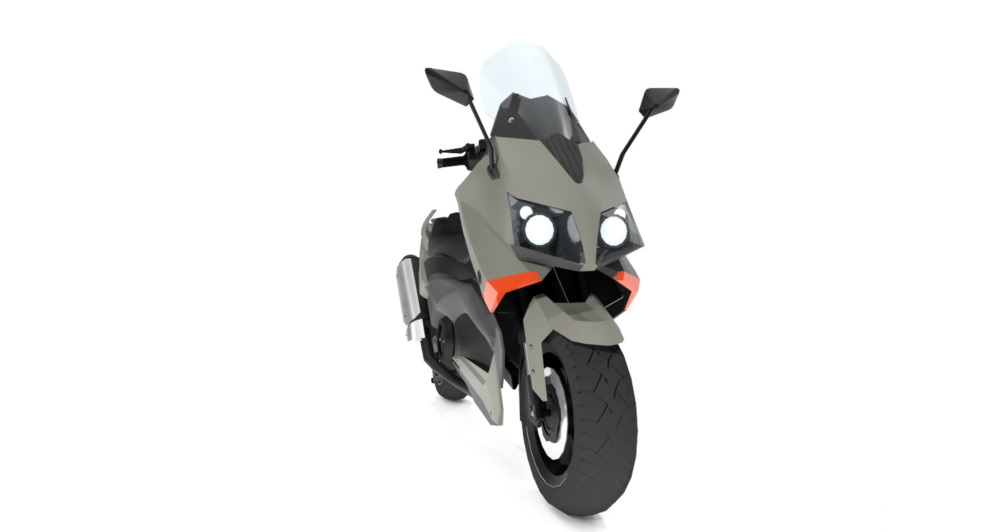 3d Yamaha T-max 2016 Model