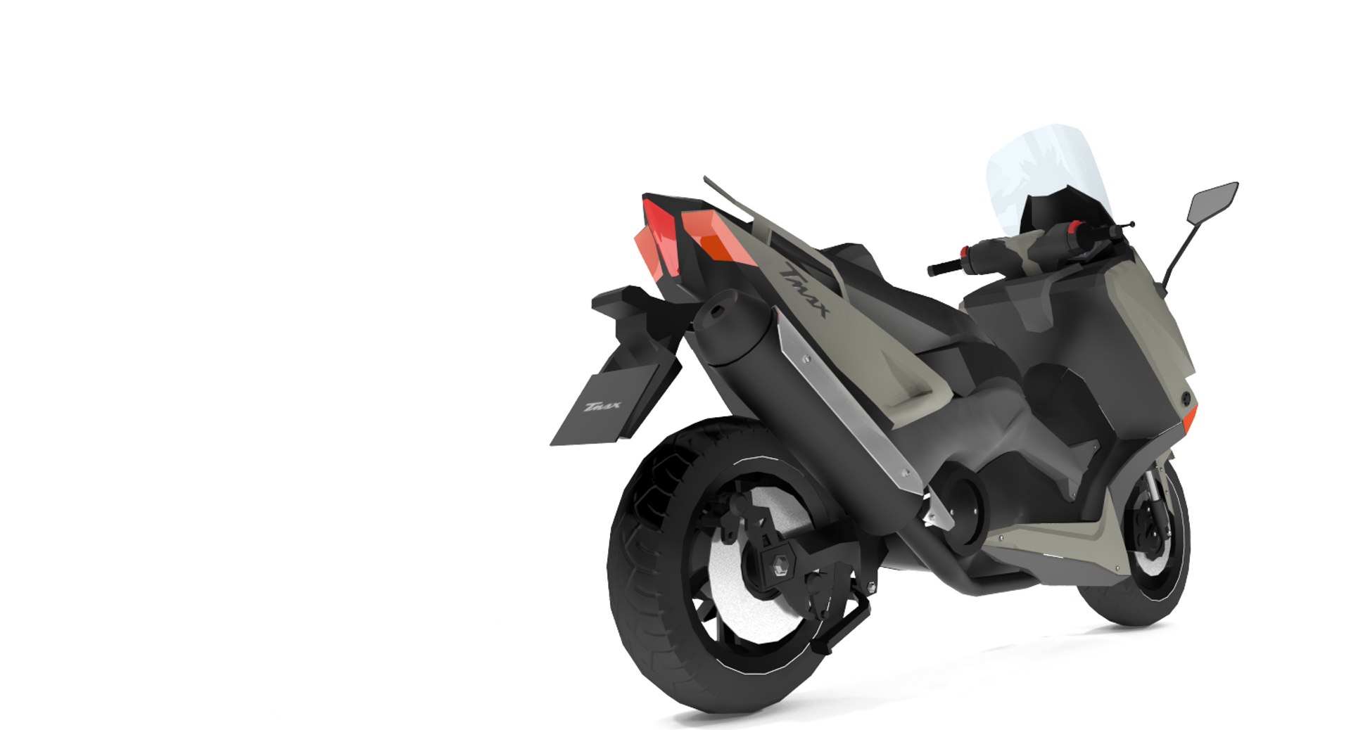 3d Yamaha T-max 2016 Model
