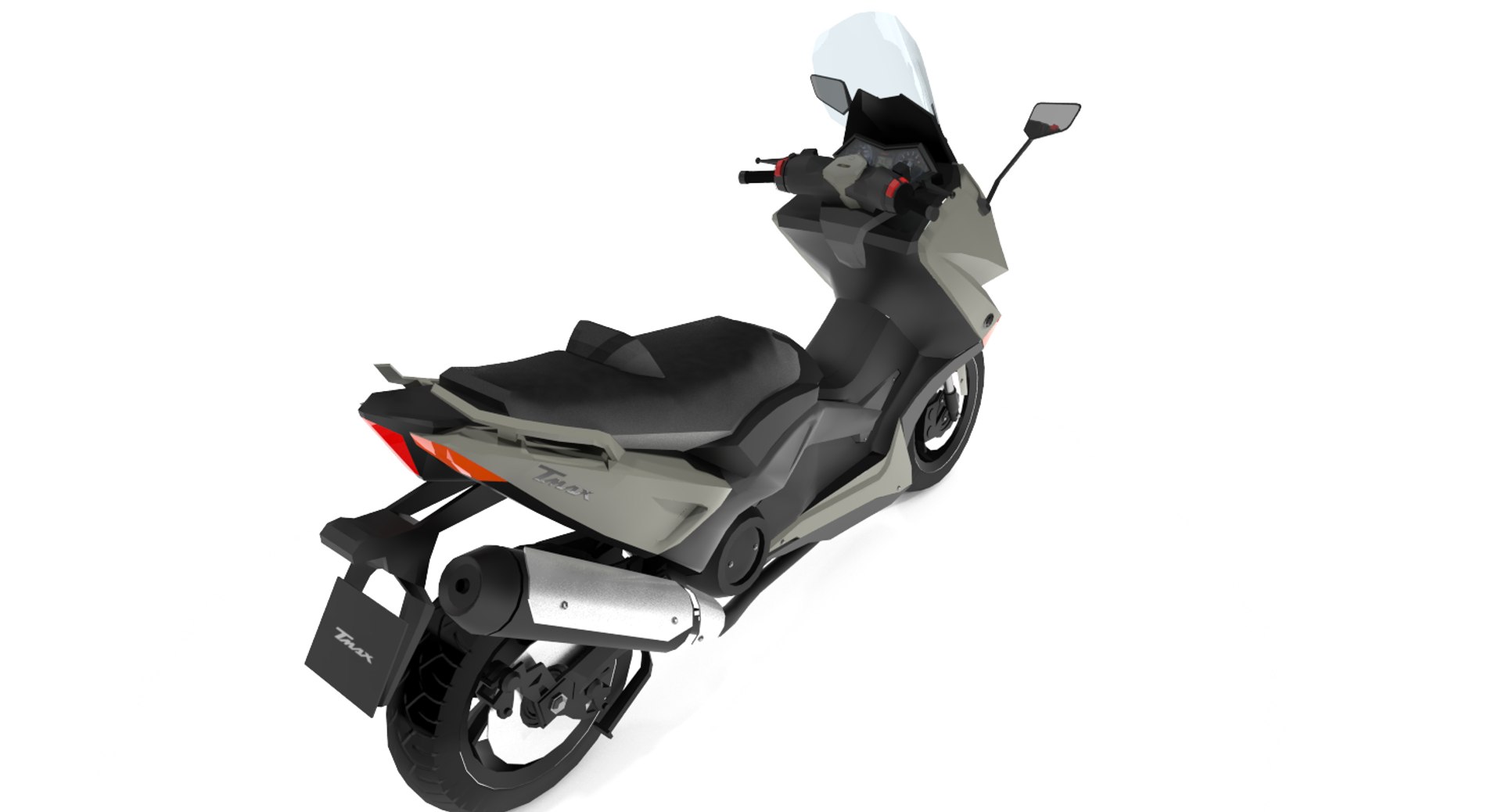 3d Yamaha T-max 2016 Model